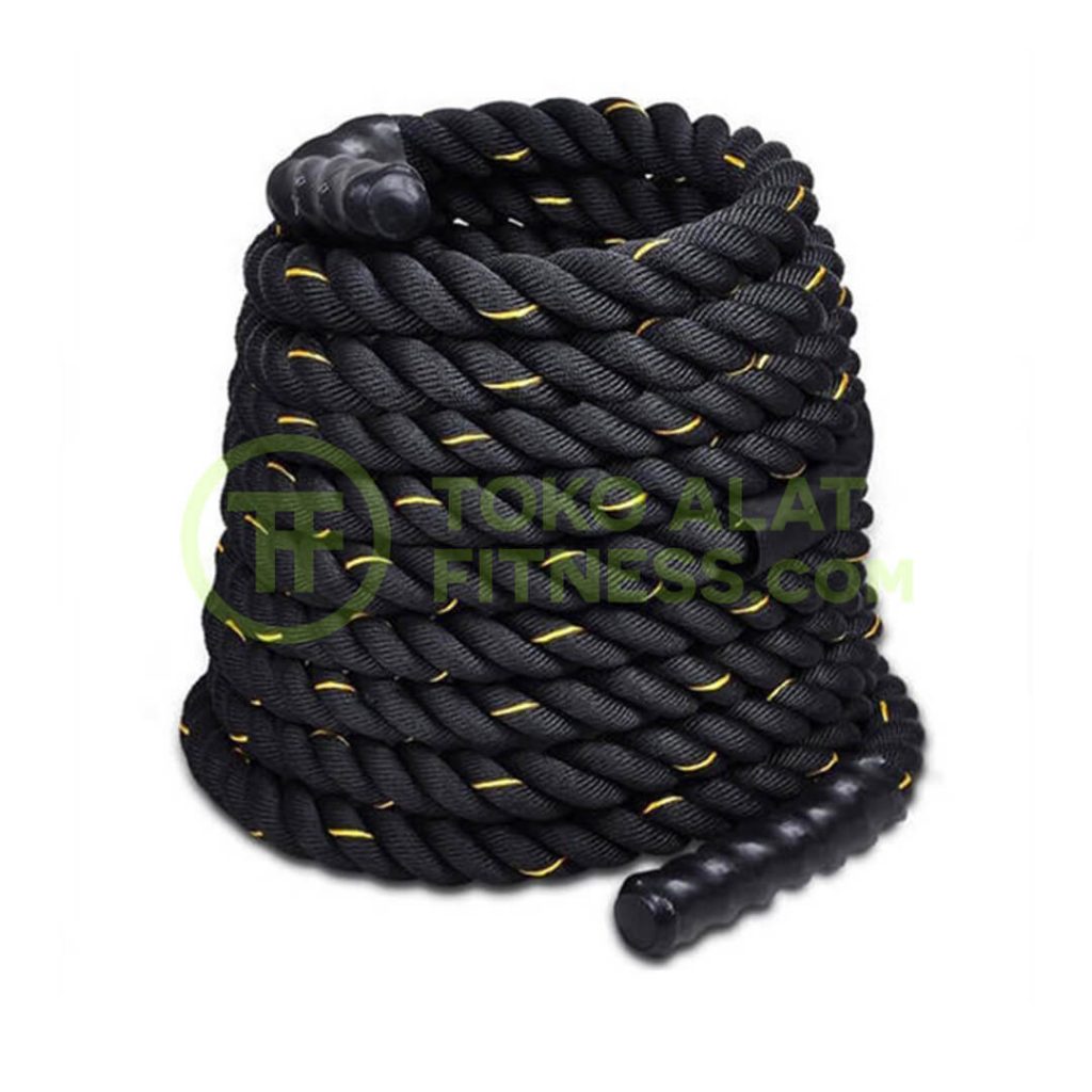 Gorefit® Battle Rope 9 Meter 3.8 cm Premium Tali Fitness Battling ...
